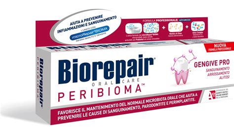 Biorepair - Dentifricio PERIBIOMA™ contro Paronodite e Cura Gengive ...