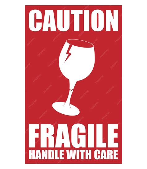 Premium Vector Sticker Label Isolated Vector Design Of Fragile Easy
