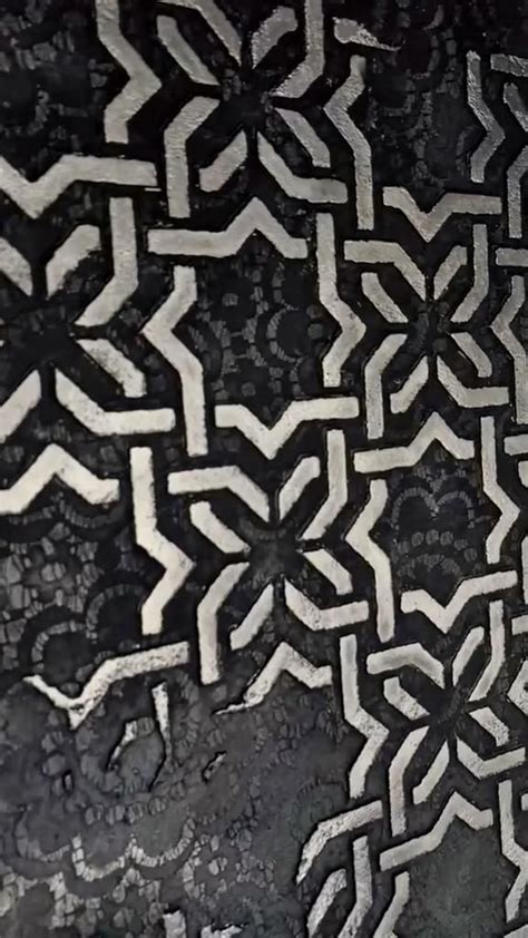 [Видео] «Трафаретная техника от нашей студии 👨🏻‍🎨 Украсить стену Декор стен дома Декор стен