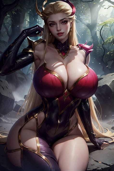 League Of Legends Sex Art Wide Hips Female Focus Curvy Body Stable Diffusion Valorant