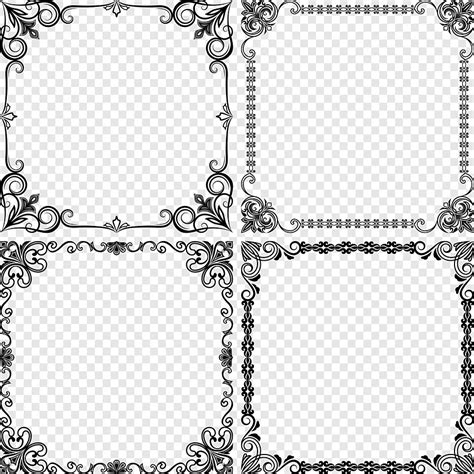 Рамка для поздравления черно белая - 65 фото