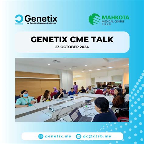 Genetix By Cancer Research Malaysia On Linkedin Genetictesting Geneticcounseling