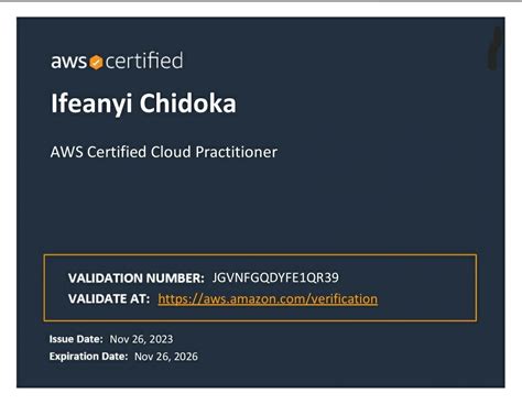 Ifeanyi Chidoka On Linkedin Awscertified Cloudpractitioner Continuouslearning