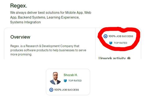 shozab h on linkedin regex has once again recovered 100 job success
