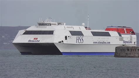 Worlds Biggest Fast Ferry Stena Explorer Hss Youtube