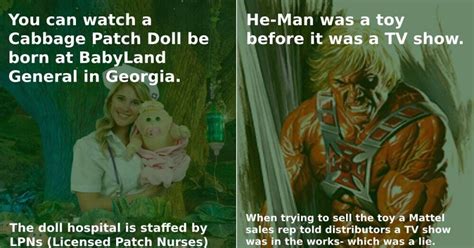 Funtastic Facts About Our Favorite Toys Cracked Com