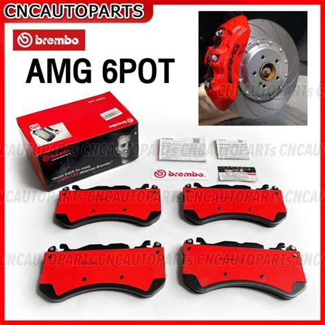 Brembo ผ้าเบรคหน้า Mercedes Benz Amg 6pots C63 W204 Amg 6pot E63 W212