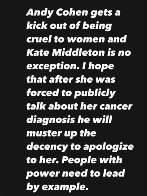 Leah Mcsweeney Blasts Andy Cohen Over Kate Middleton Jokes Apologize