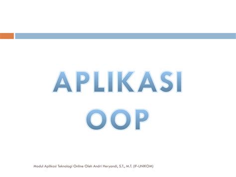 Object Oriented Programming Dengan Php Pdf