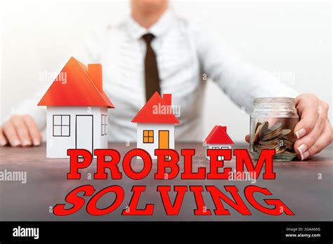 Writing Displaying Text Problem Solving Business Idea Process Of Finding Solutions To Difficult