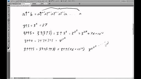 Extremely Large Numbers 3 Knuth Uparrow Notation Youtube
