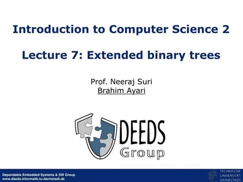 Ppt Introduction To Computer Science 2 Lecture 7 Extended Binary