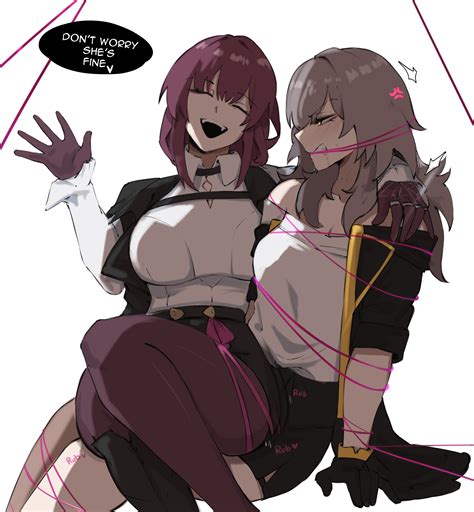 Trailblazer Kafka And Stelle Honkai And 1 More Drawn By Masoq