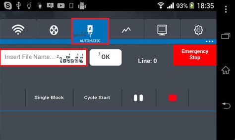 การเปิดไฟล์ G Code ใน Android Grbl Controller
