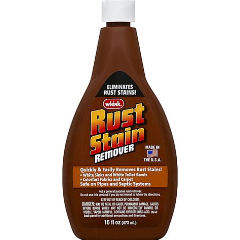 Whink Rust Stain Remover 16 Oz Stain Remover And Softener Pennington Quality Market Iga