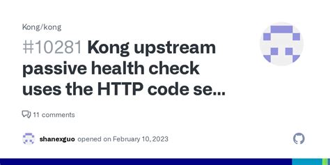 Kong Upstream Passive Health Check Uses The Code Set By A Plugin