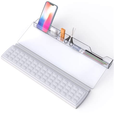 Keyboard Riser Computer Keyboard Stand Acrylic Tilted Keyboard Holder For Easy Ergonomic Typing