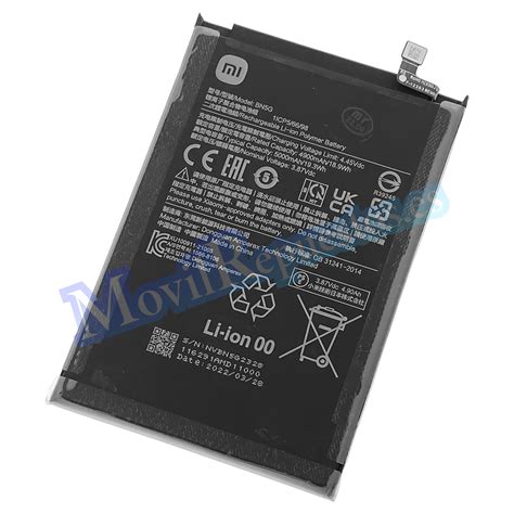 Batería Bn5g Para Xiaomi Redmi 10a 10c De 5000mah Movilrepuestoses