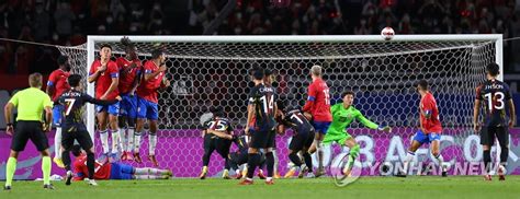 손흥민 프리킥 골 벤투호 코스타리카와 힘겨운 2 2 무승부