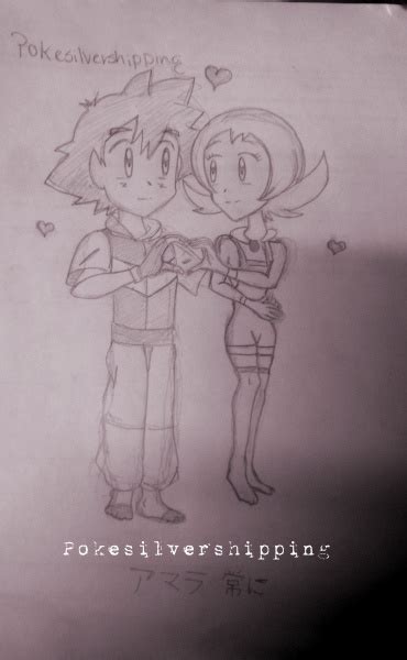 Ash And Lyra Pokesilvershipping By Aniber On DeviantArt