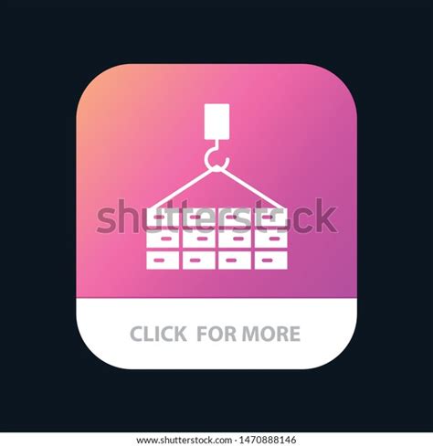 Building Cargo Construction Crane Mobile App Stock Vector Royalty Free 1470888146 Shutterstock