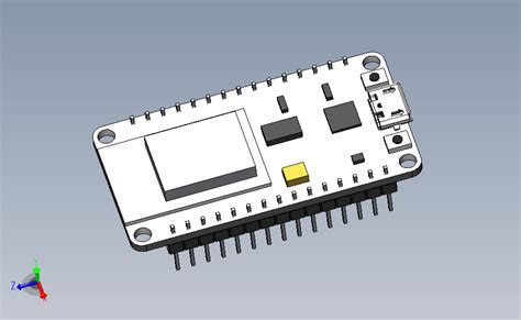 Arduino开源wifi模块 SOLIDWORKS 模型图纸下载 懒石网