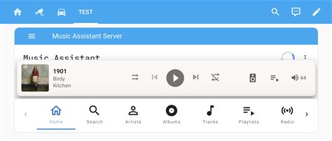 Music Assistant In Dashboard View Not Sidebar When Using Frontend Home Assistant