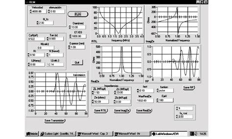 Interface Screen For The Simulation Of Ultrasonic Transducers Download Scientific Diagram