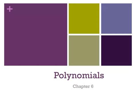 Ppt Polynomials Powerpoint Presentation Free Download Id 5166169