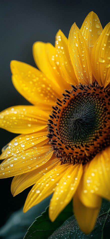 Vibrant Yellow Sunflower Close Up 4k Wallpaper Myphonewallpaper