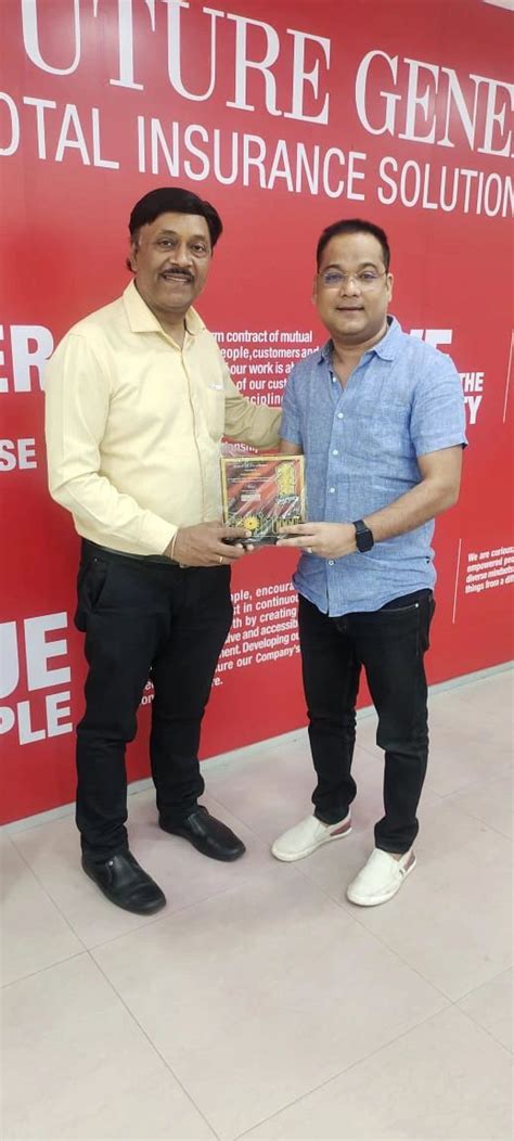 received a trophy for excellent work in the fgi yogesh sonkar