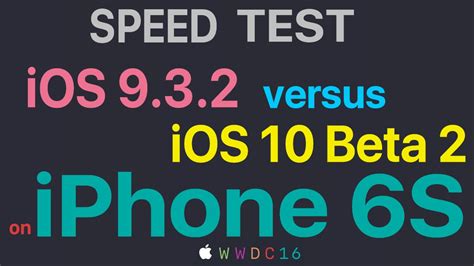 IPhone S IOS Vs IOS Beta Public Beta Build A C Speed Test YouTube