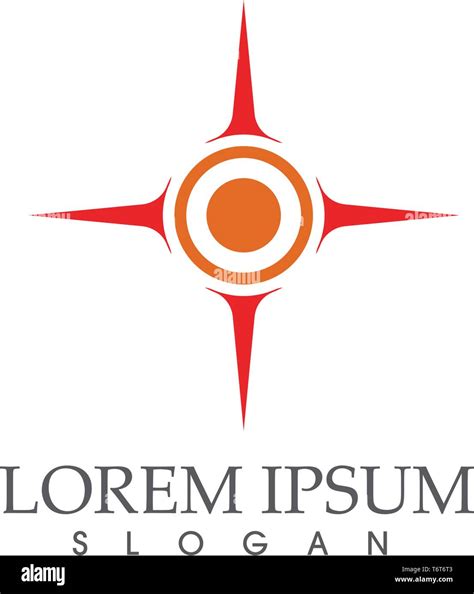 Vektor Kompass Zeichen Und Symbole Logo Stock Vektorgrafik Alamy