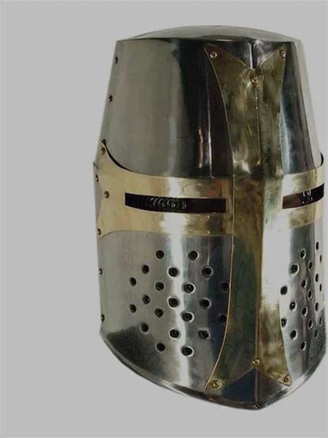 Medieval Templar Knight Crusader Helmet Armor Collectible T Sca Larp 94 00 Picclick Ca