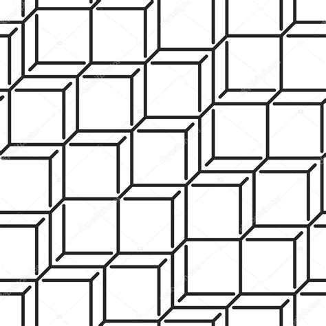 Isometric Cube Pattern Stock Vector Madgooch