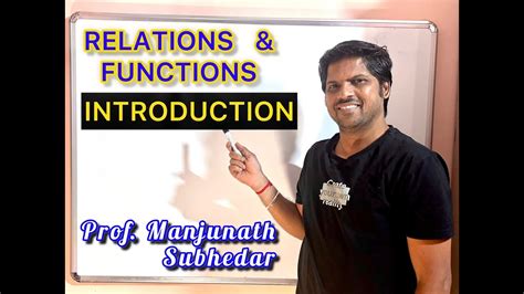 Relations And Functions Class 12 Maths Ncert Chapter 1 Subhedar Sir ‪ Profmanjunathsubhedar