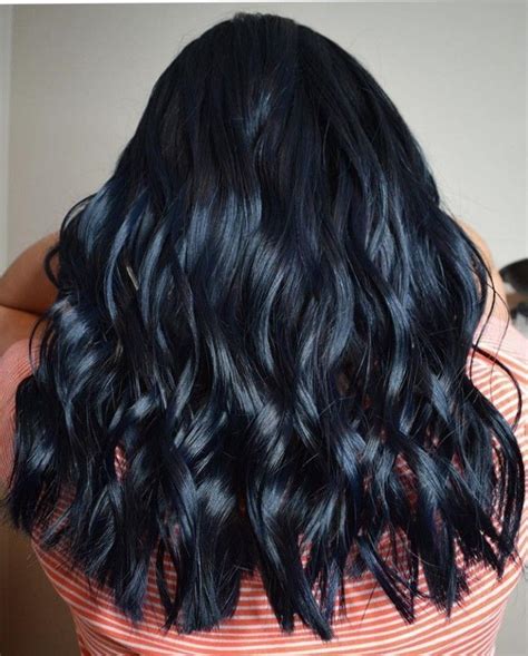 Pin On Cabelos Hair Color For Black Hair Blue Ombre Hair Blue Black