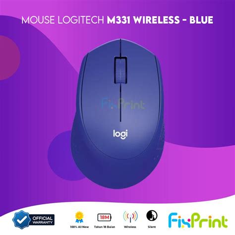 Jual Mouse Logitech M331 Wireless Combo Keyboard Mouse Logitech Mk220 Wireless Black Red Blue