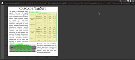 Table Structure Recognition Is Not Predicted For Second Table Of Demo