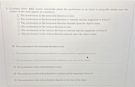 solved 2 2 points select all correct statements about the