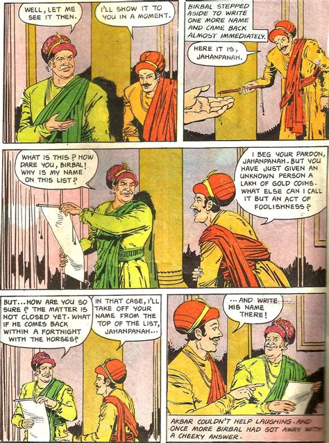 Manash Subhaditya Edusoft The Birbal Comics The Clever Birbal Was The Smartest Companion Of