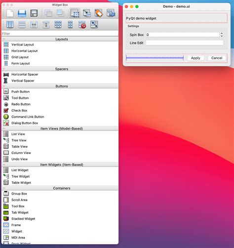 Pyqt5 Widget Pyqt5 Widget