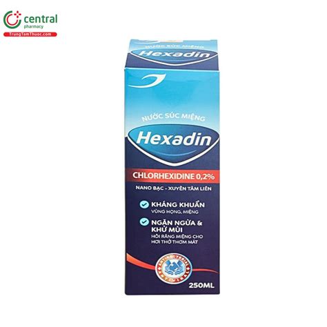 Nước Súc Miệng Hexadin Kháng Khuẩn Phòng Ngừa Bệnh Lý Răng Miệng