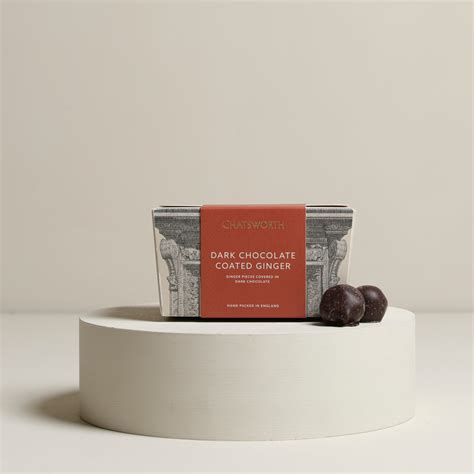 Dark Chocolate Ginger Ballotin Chatsworth Chocolates