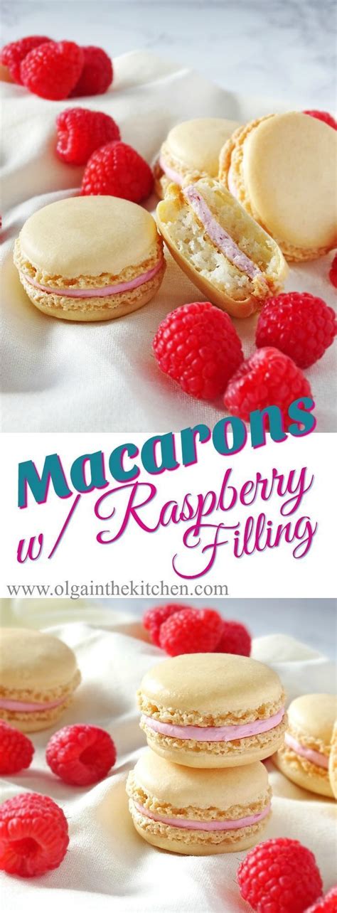 Macarons With Raspberry Filling