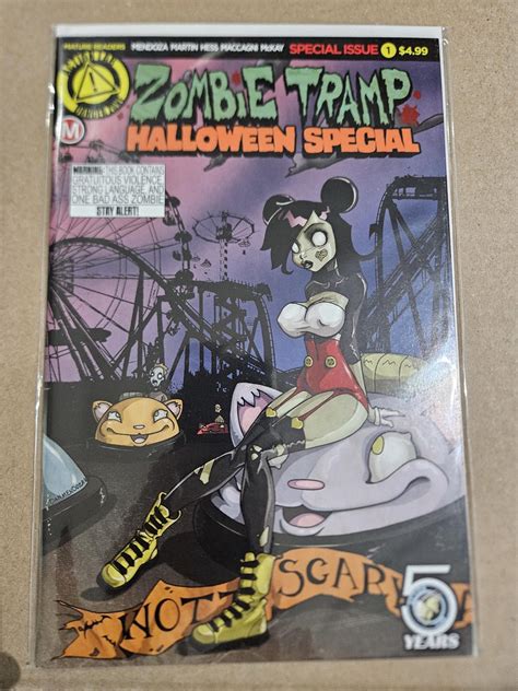 Zombie Tramp Halloween Special 1 Dan Mendoza Nm Action Lab Etsy