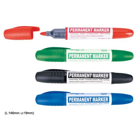 Black Chisel Tip Permanent Marker Whiteboard Chalk Holder Self Ink Stamp Manufacturer