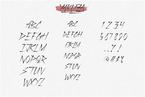 Yakuza Demo Font Fonts