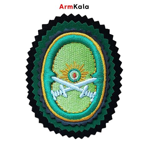 خرید و قیمت آرم سینه آموزشگاه درجه داری ارتش با دو زیره جیر آرم کالا