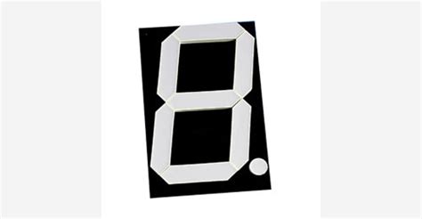 Ultra Red Big 7 Segment Display 10 Inch 7 Segment Led Display Outdoor